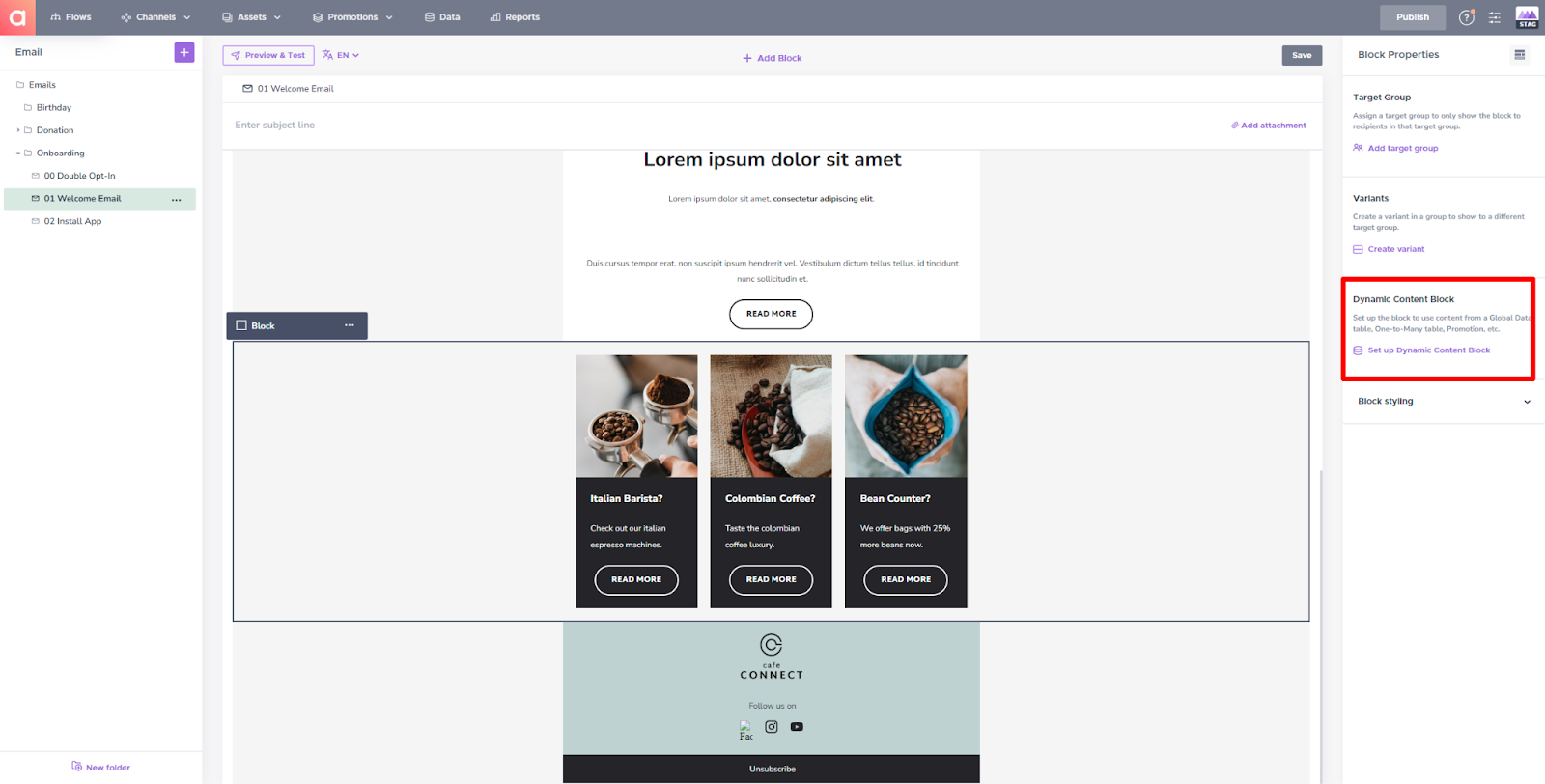 Personalising content – Agillic Support