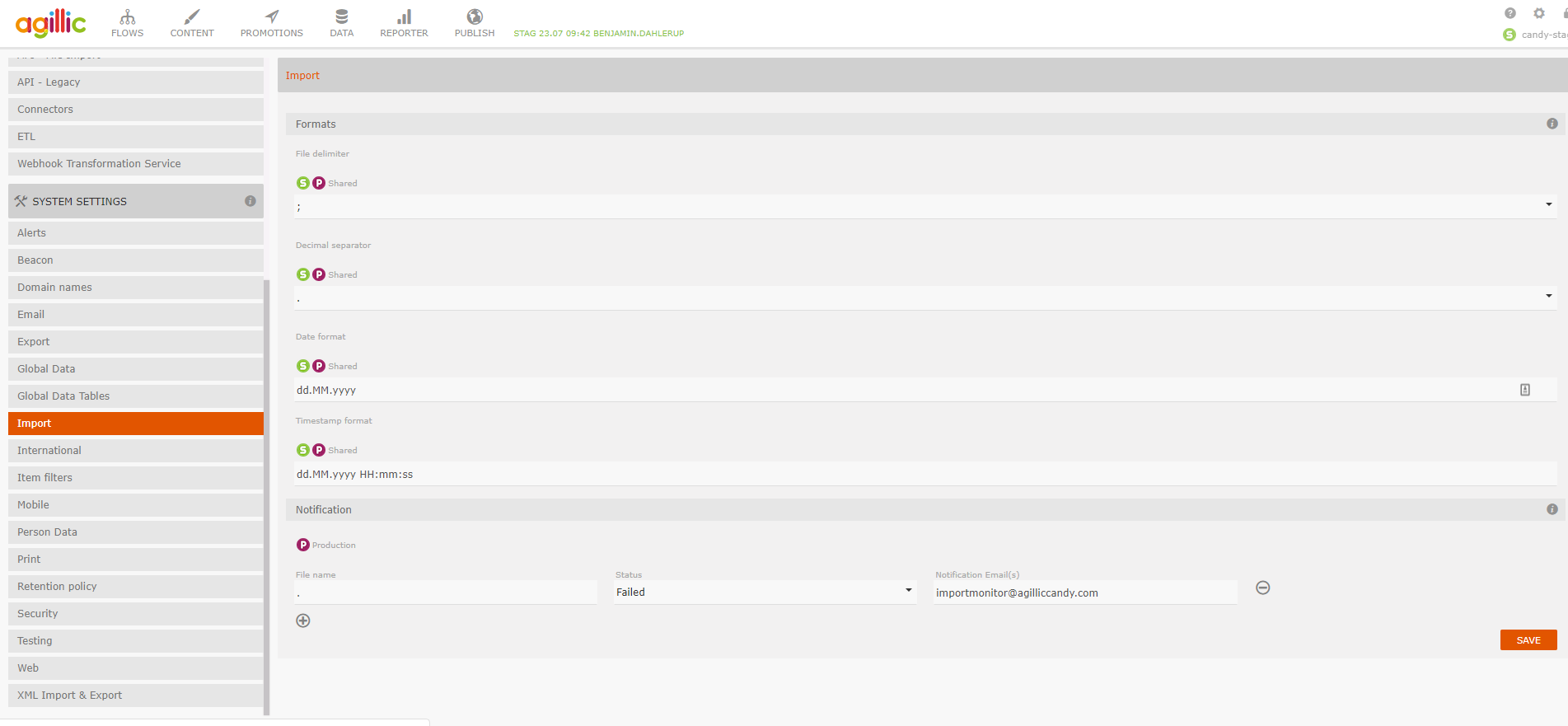 How to Create an Import File – Agillic Support