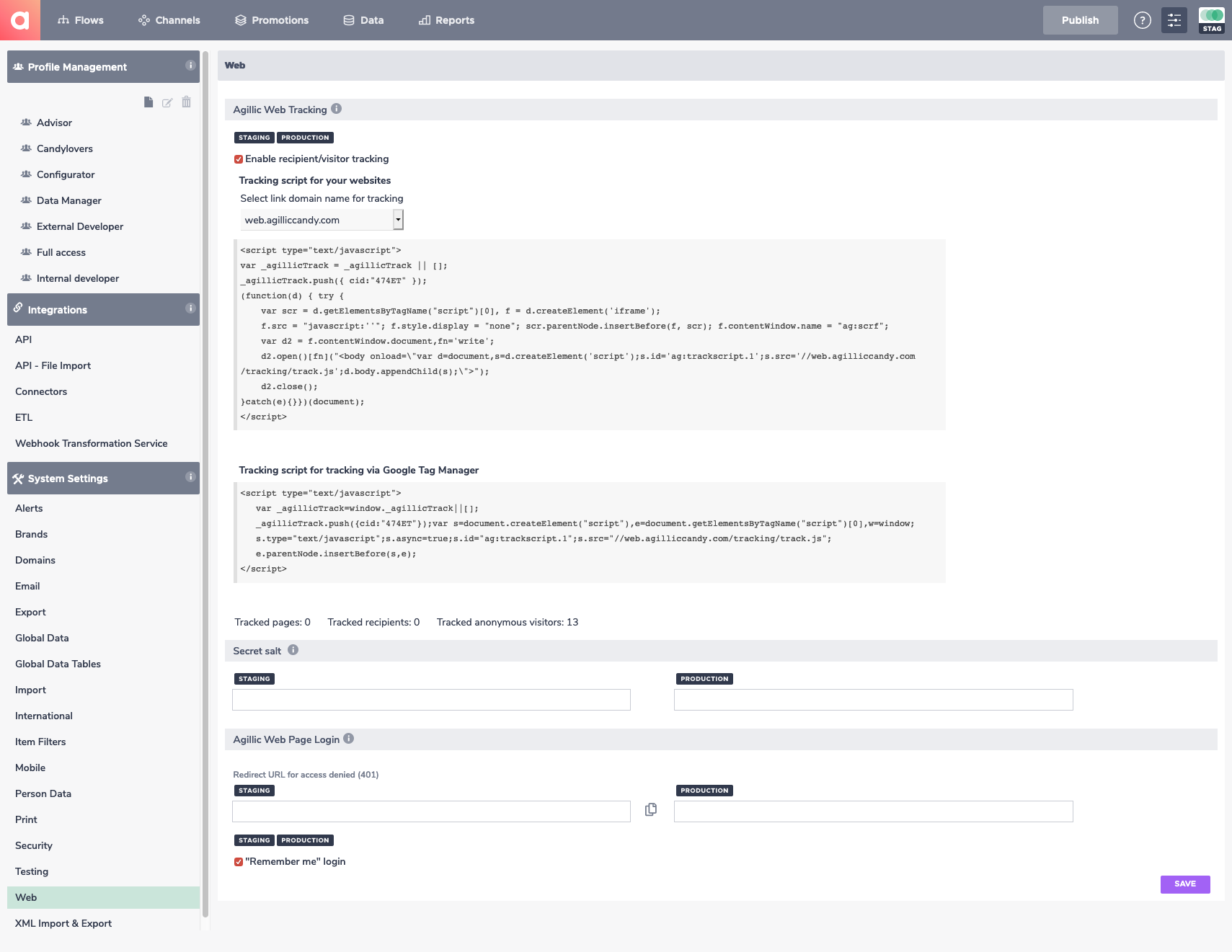 How to Set up the Agillic Tracking Script – Agillic Support