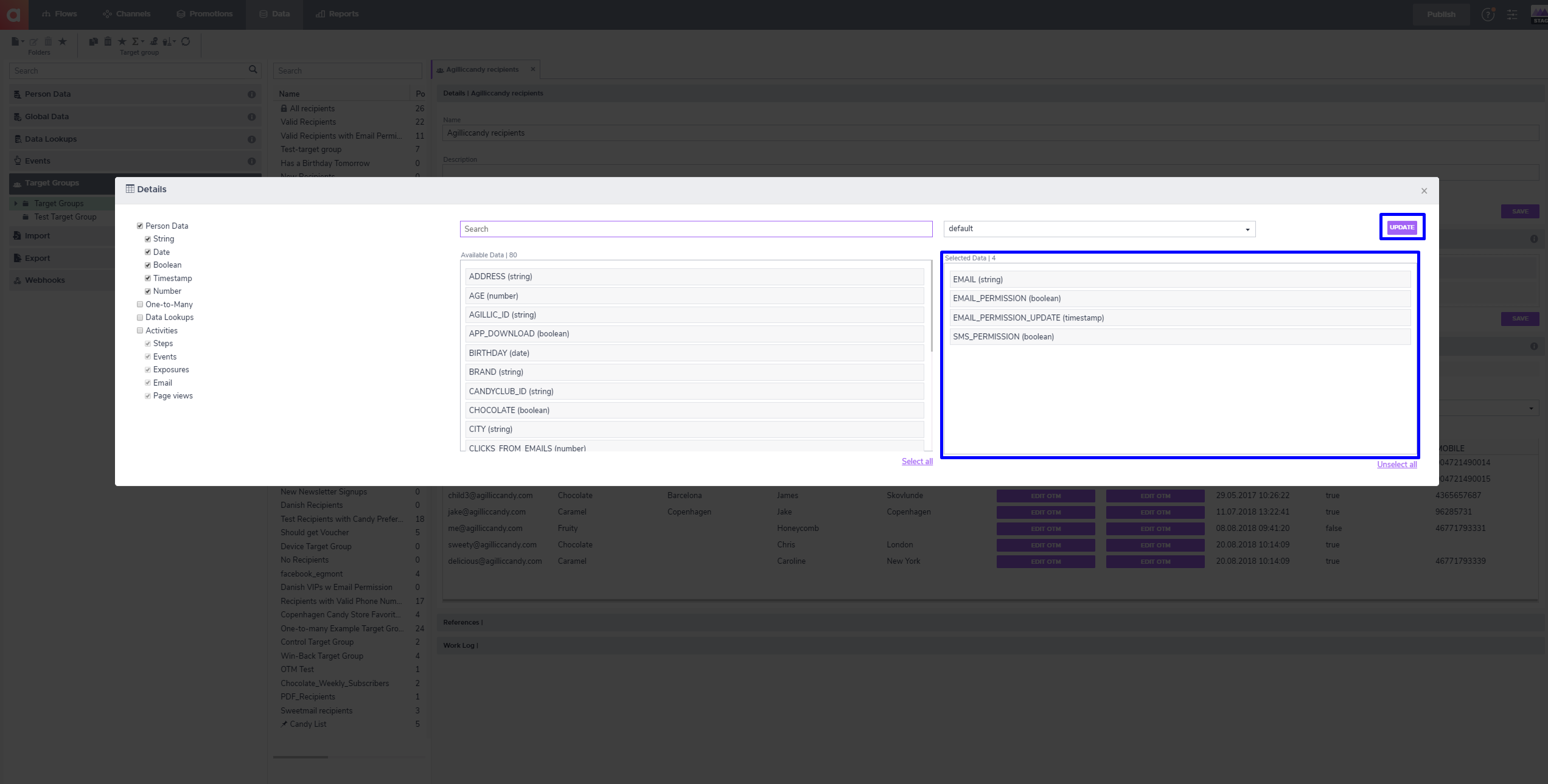 How to work with the Details View – Agillic Support
