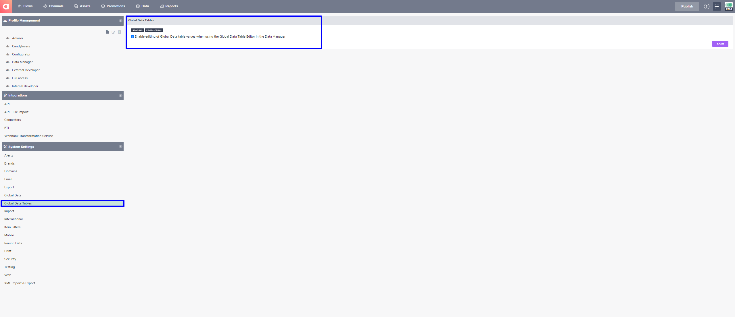 Understanding Global Data Table Settings – Agillic Support Understanding Global Data Table Settings – Agillic Support